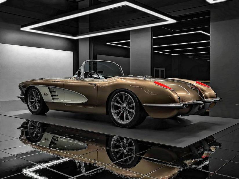 This 1958 Chevrolet Corvette C1 Concept Combines Classic And Modern In ...