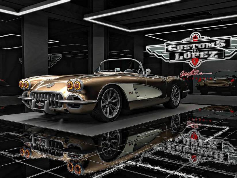 This 1958 Chevrolet Corvette C1 Concept Combines Classic And Modern In ...