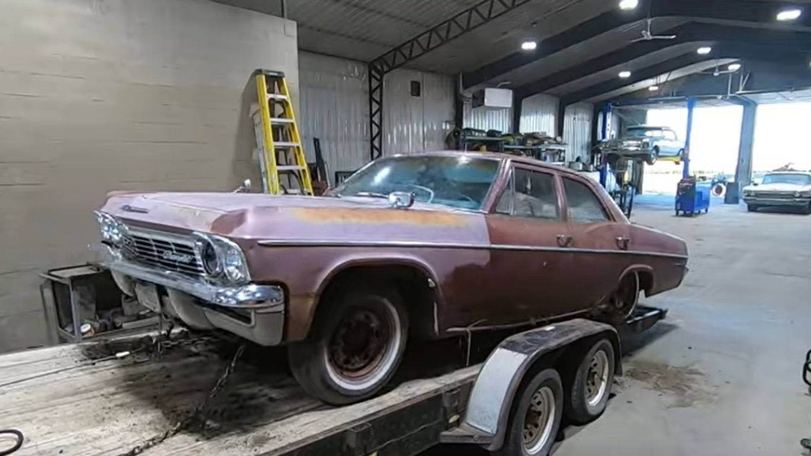 This 1965 Chevrolet Bel Air Barn Find Starts Up Just Fine After 35 Years