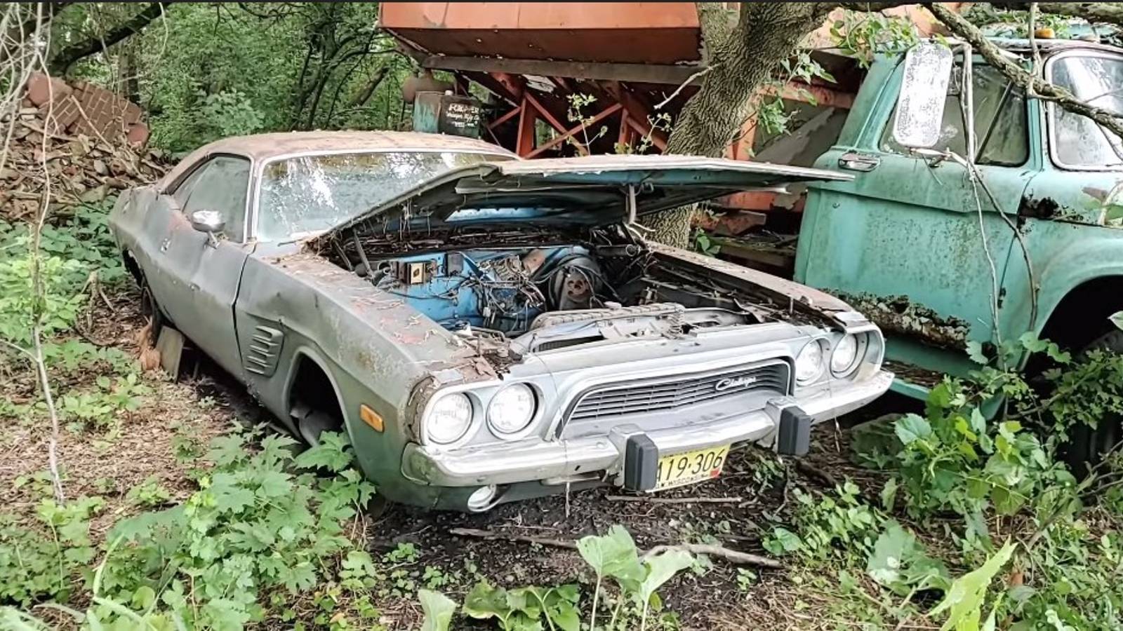 Field Of Abandoned Dreams, Filled With Dodge Muscle Cars
