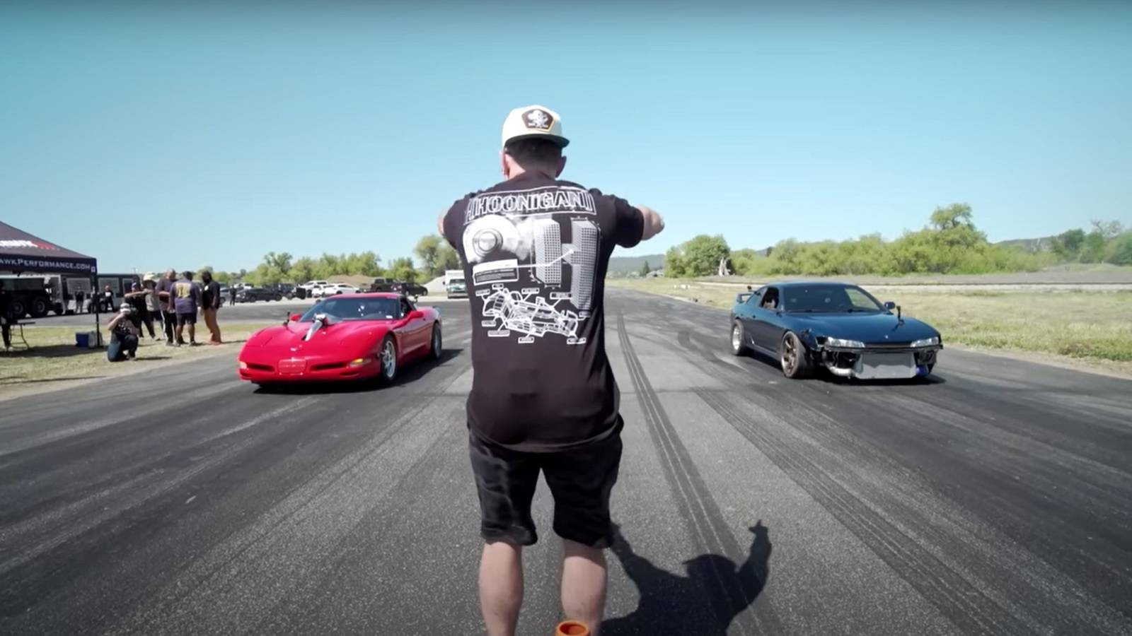 Watch This C5 Chevrolet Corvette Drop A Nissan 240SX Like A Bad Habit