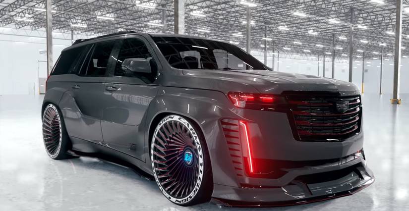 Here's The Cadillac Escalade Widebody Design That Makes The Escalade-V ...