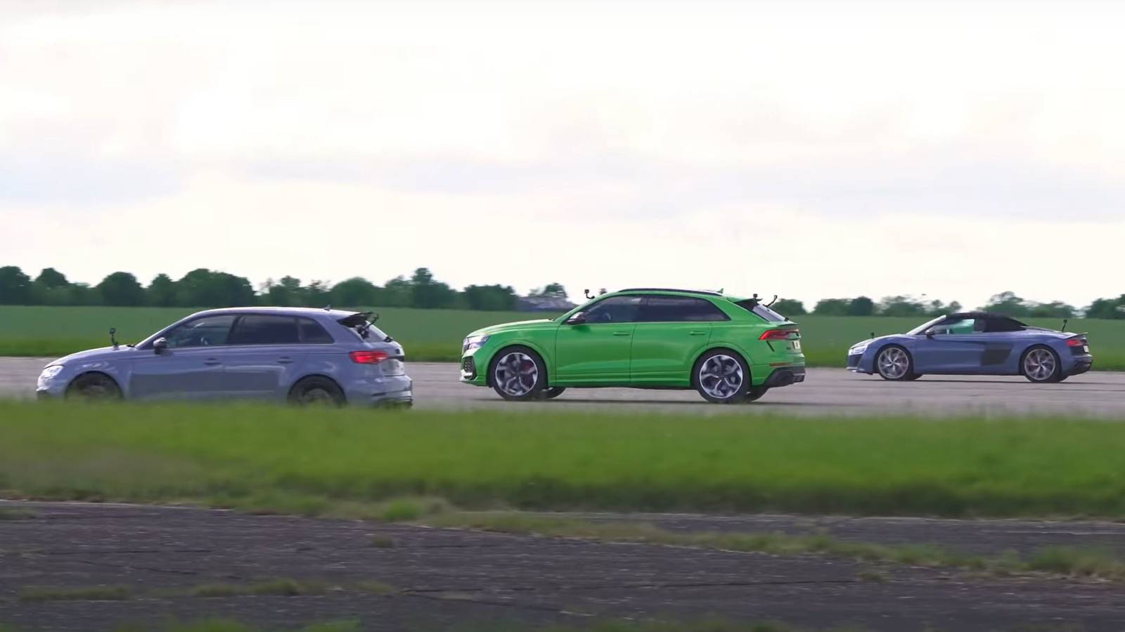 Audi Sprint: R8 Takes On Tuned RSQ8 And RS3