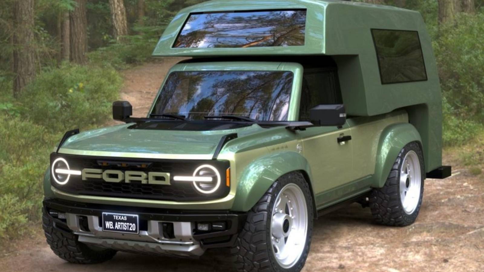 This Ford Bronco Raptor Camper Concept Is A Tiny Home With Style And ...
