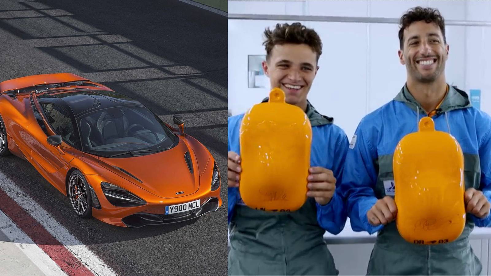 Lando Norris, Daniel Ricciardo Show How To Mix The Iconic McLaren Papaya Orange Paint