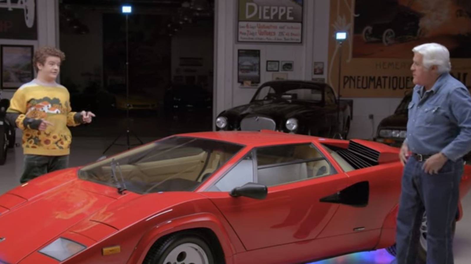 Jay Leno And Gaten Matarazzo Revisit One Of The Most Iconic Sports Cars ...