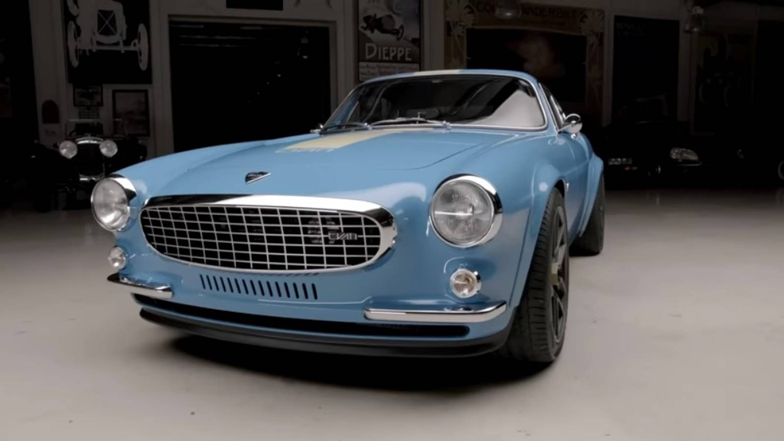 Jay Leno Praises The Volvo P1800 Cyan And Says It Is "A Lot Of Fun"