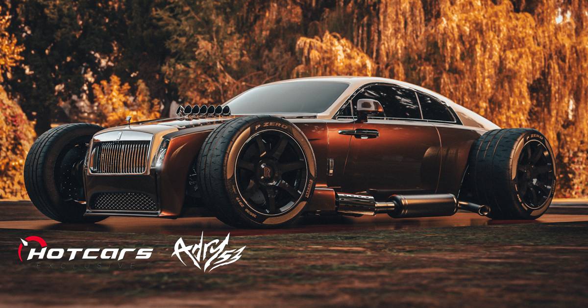 EXCLUSIVE: This Crazy Chopped Up Rolls-Royce Hot Rod Render Is Absolute ...