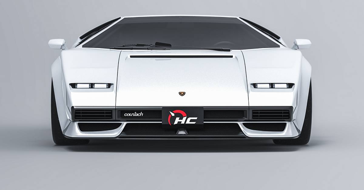A Redesigned Lamborghini Countach Looks Ready To Take On Modern Supercars