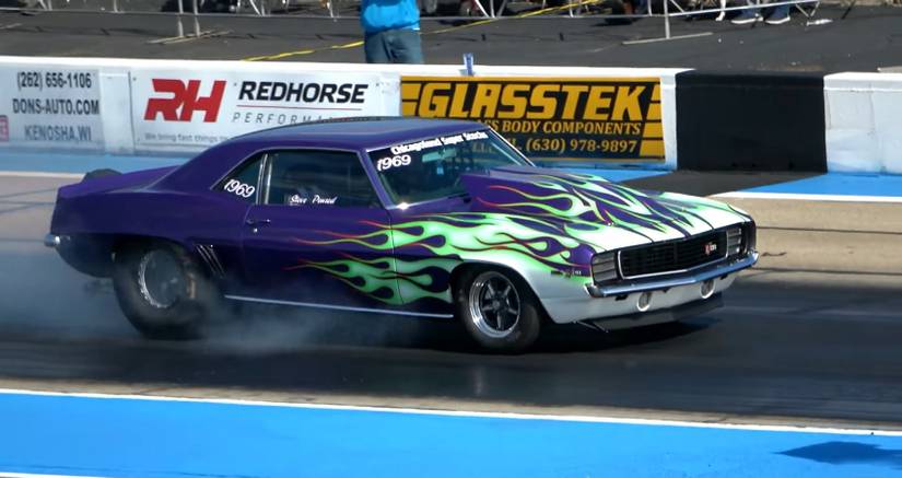 Watch These Classic Chevrolet Camaros Tear It Up At The Drag Strip