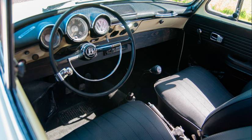 vw fastback interior