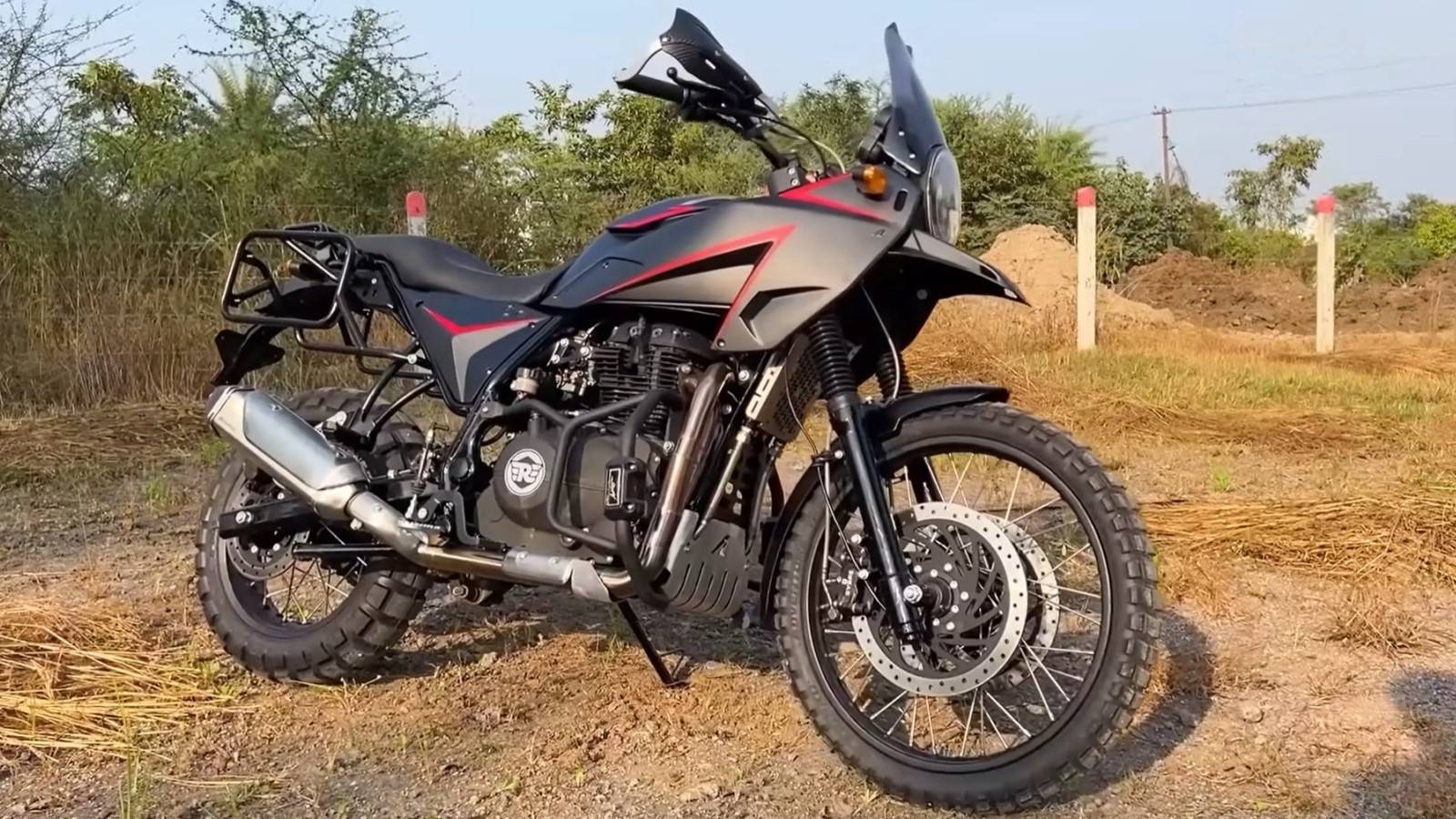 This Custom Royal Enfield Himalayan Packs The Most Unusual Engine Yet