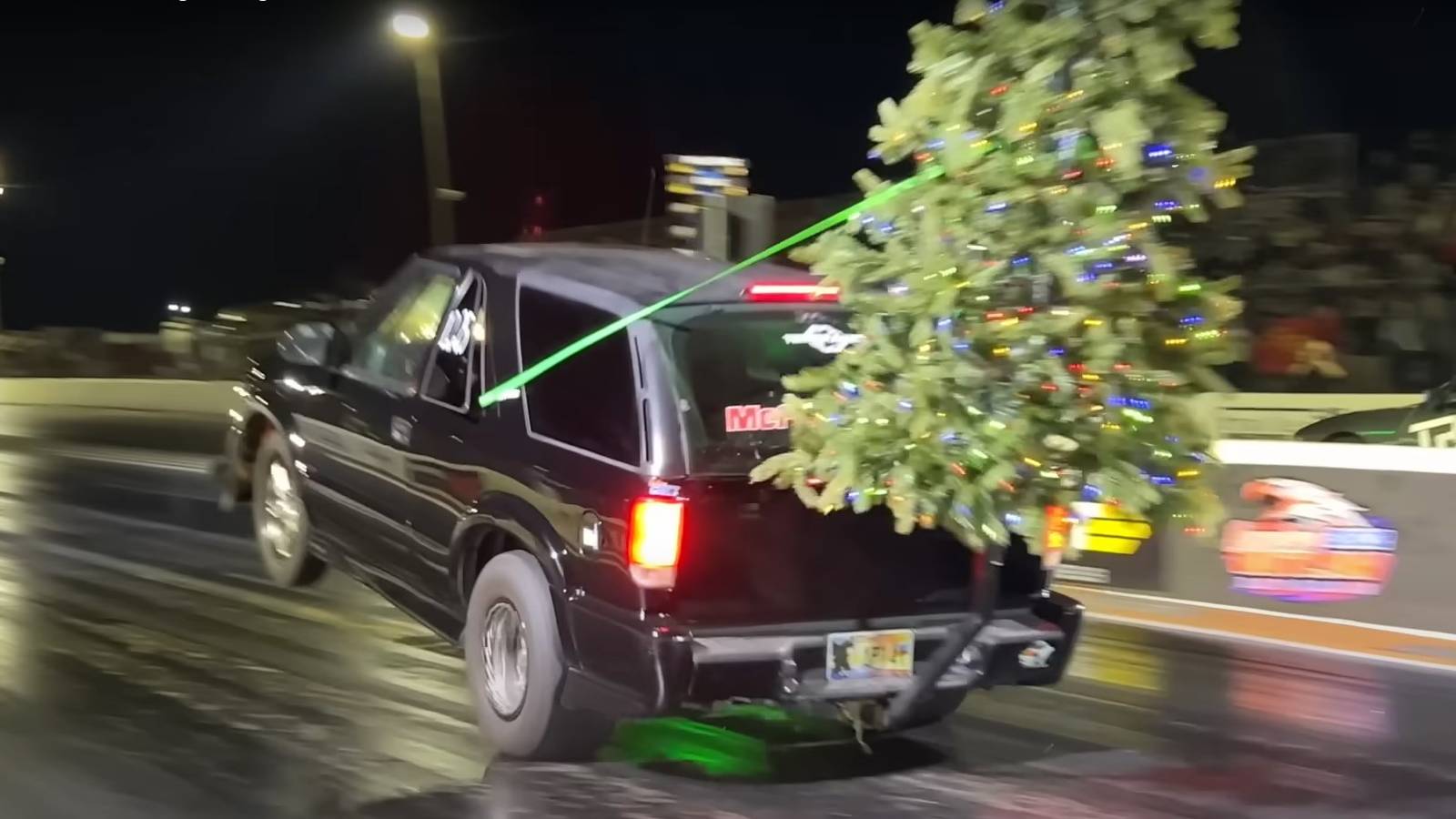 Watch The Christmas Trees Fly At A Huge Florida Drag Race
