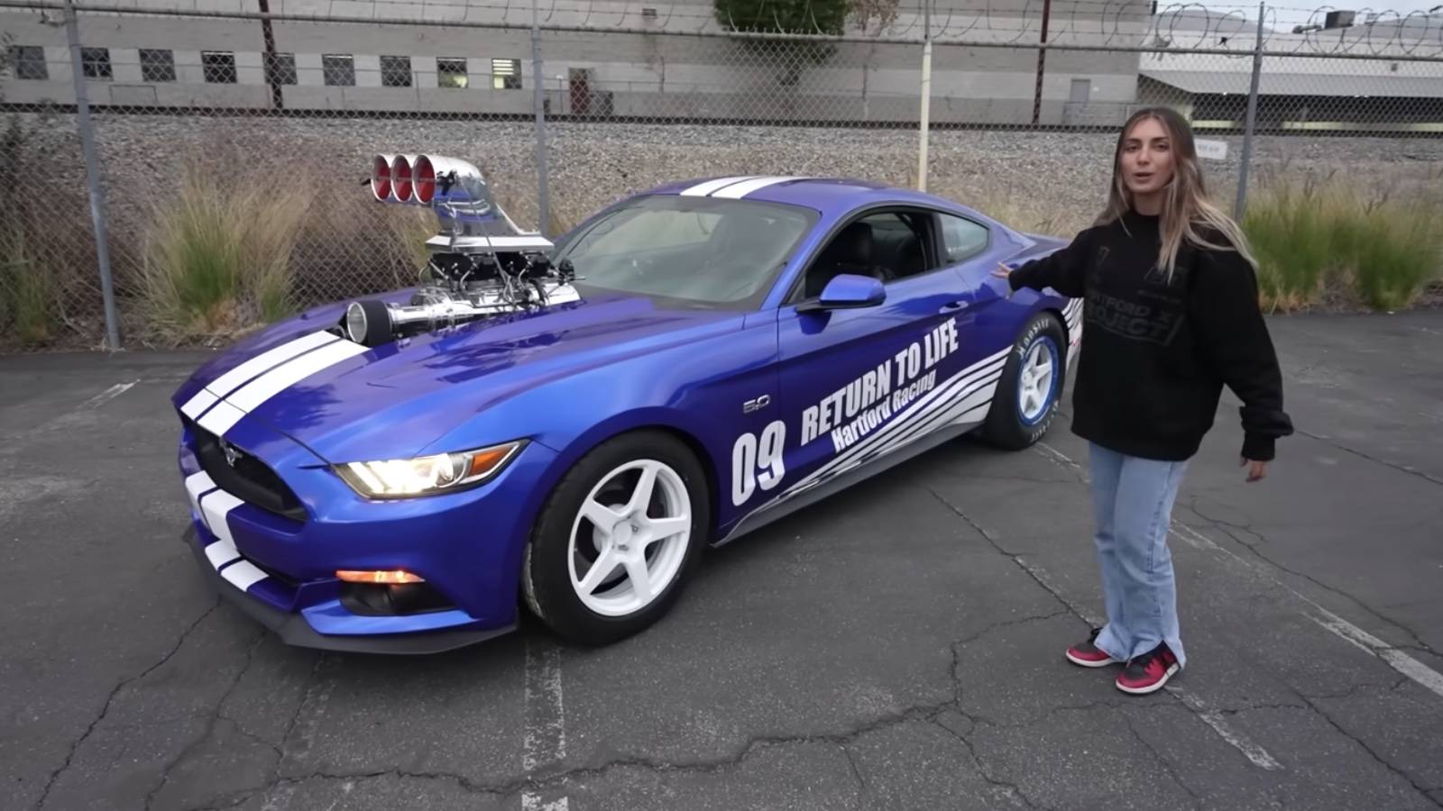 Emelia Hartford's 9.8-liter Ford Mustang Is Back And Better Than Ever