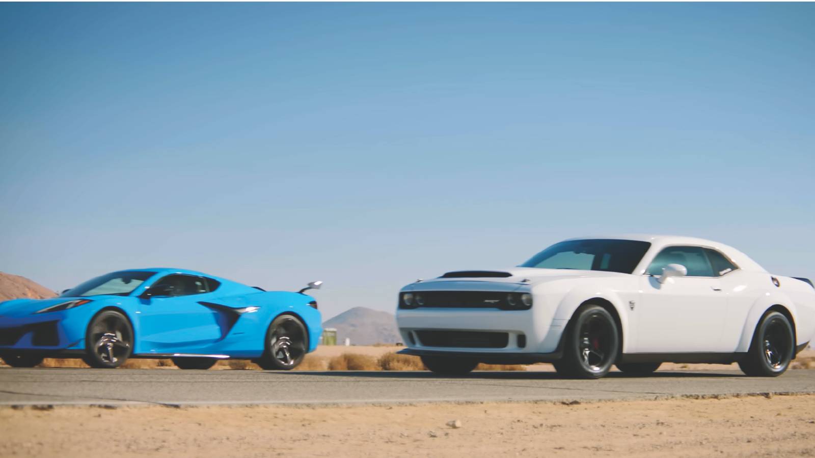 2023 Corvette Z06 Takes On Dodge Demon In Crazy American Supercar Vs ...