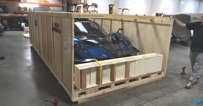 Watch The Crate Unboxing Of A Pagani Zonda Revolucion