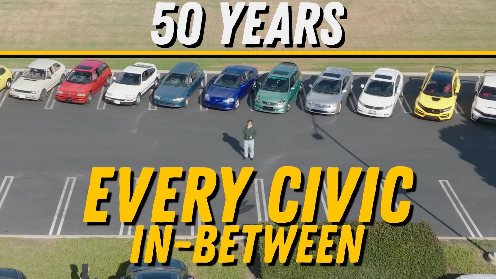 This Video Reviews Every Honda Civic Over Its 50 Year History