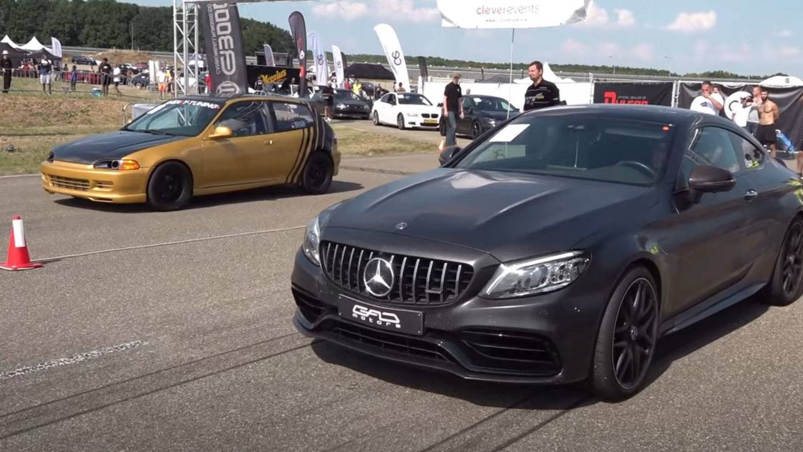 This 1,000-HP Mercedes-AMG C63 Coupe Is Brutal At The Drag Strip