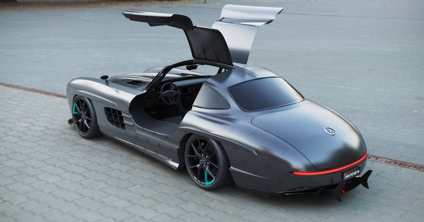 10 Things We Love About This Stunning Mercedes-Benz 300 SL Gullwing Render