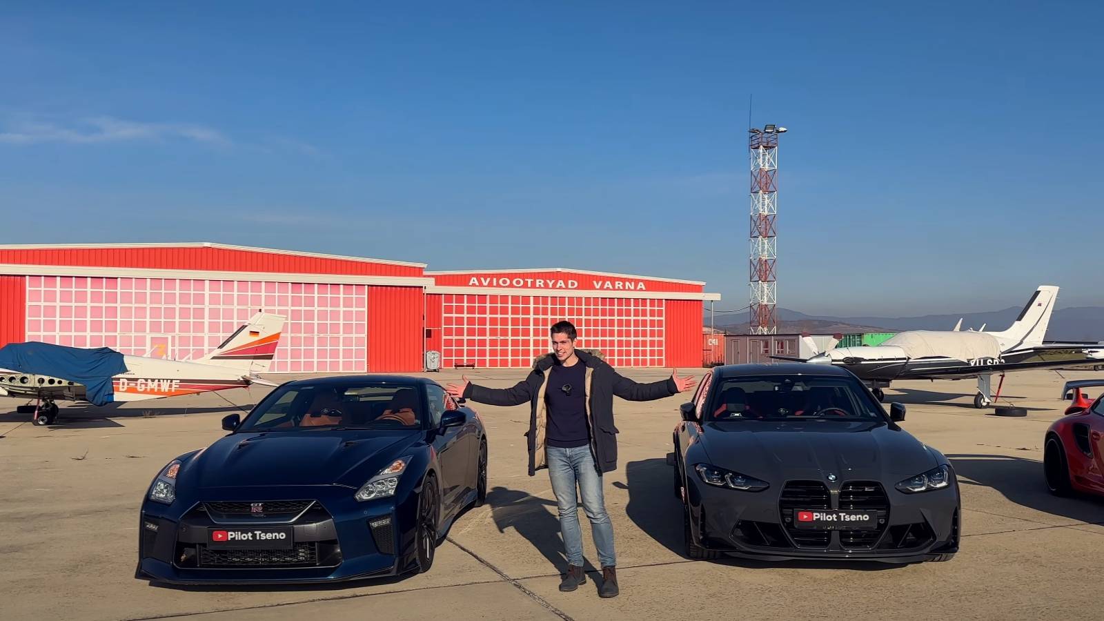 Watch This Epic Drag Race Between A Tuned Nissan GTR And BMW M3