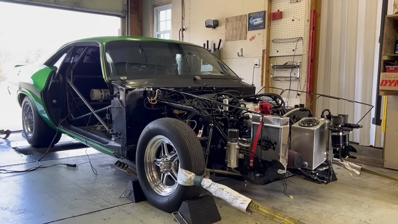 This Classic Dodge Challenger Is Pushing Big Power From Its Procharged ...