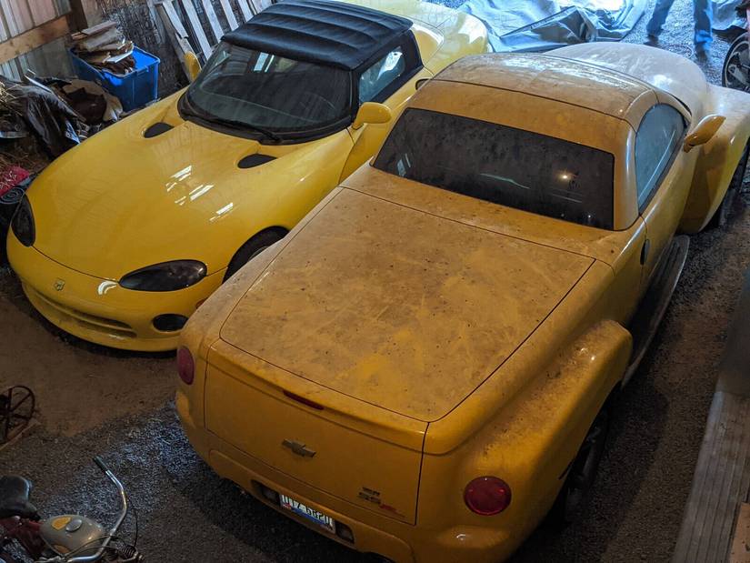 This 2005 Chevrolet SSR Hasn't Seen The Light Of Day After Just 950 Miles