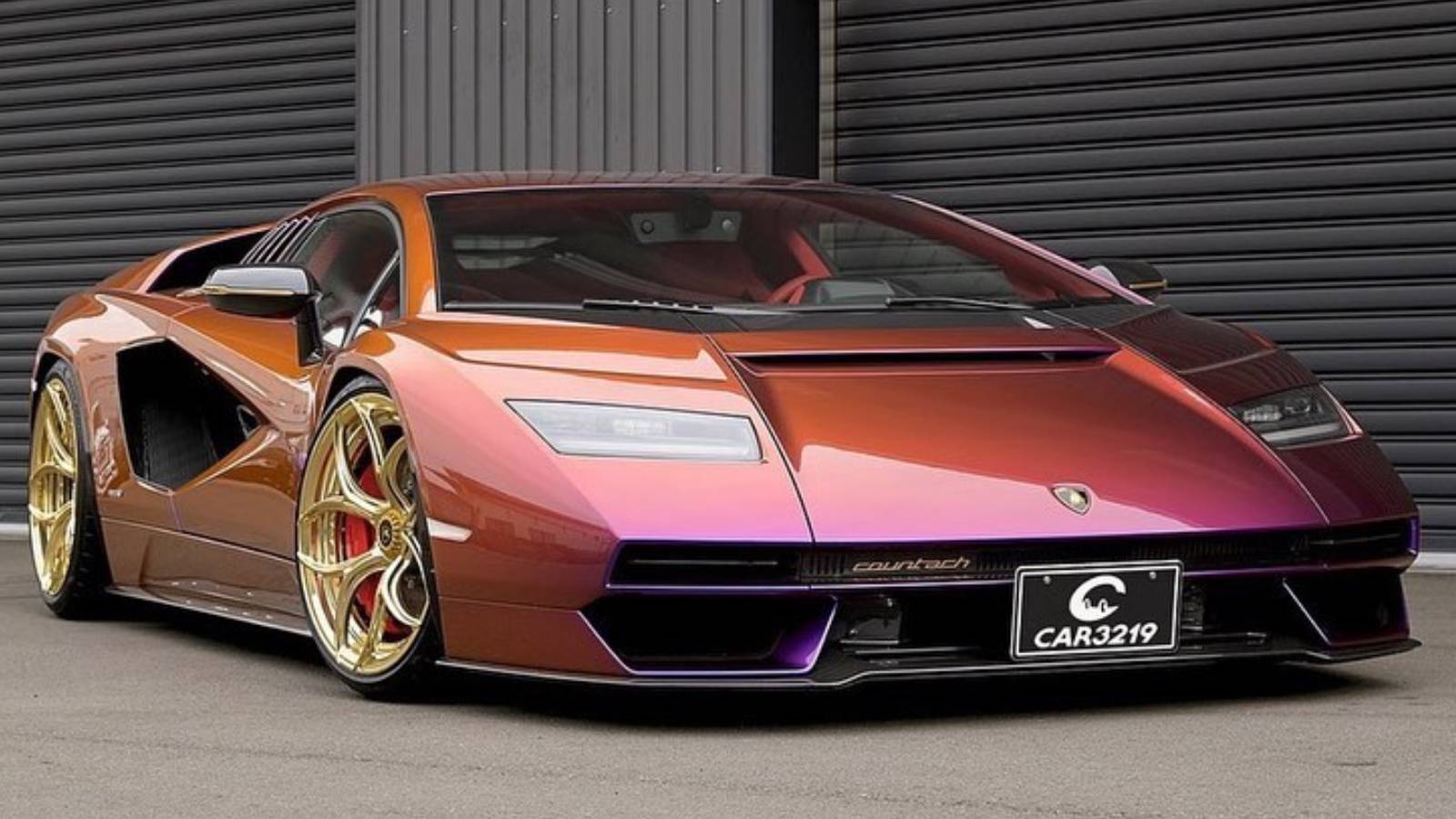 The World's First Modified 2021 Countach Has A Paint Job Unlike Any ...