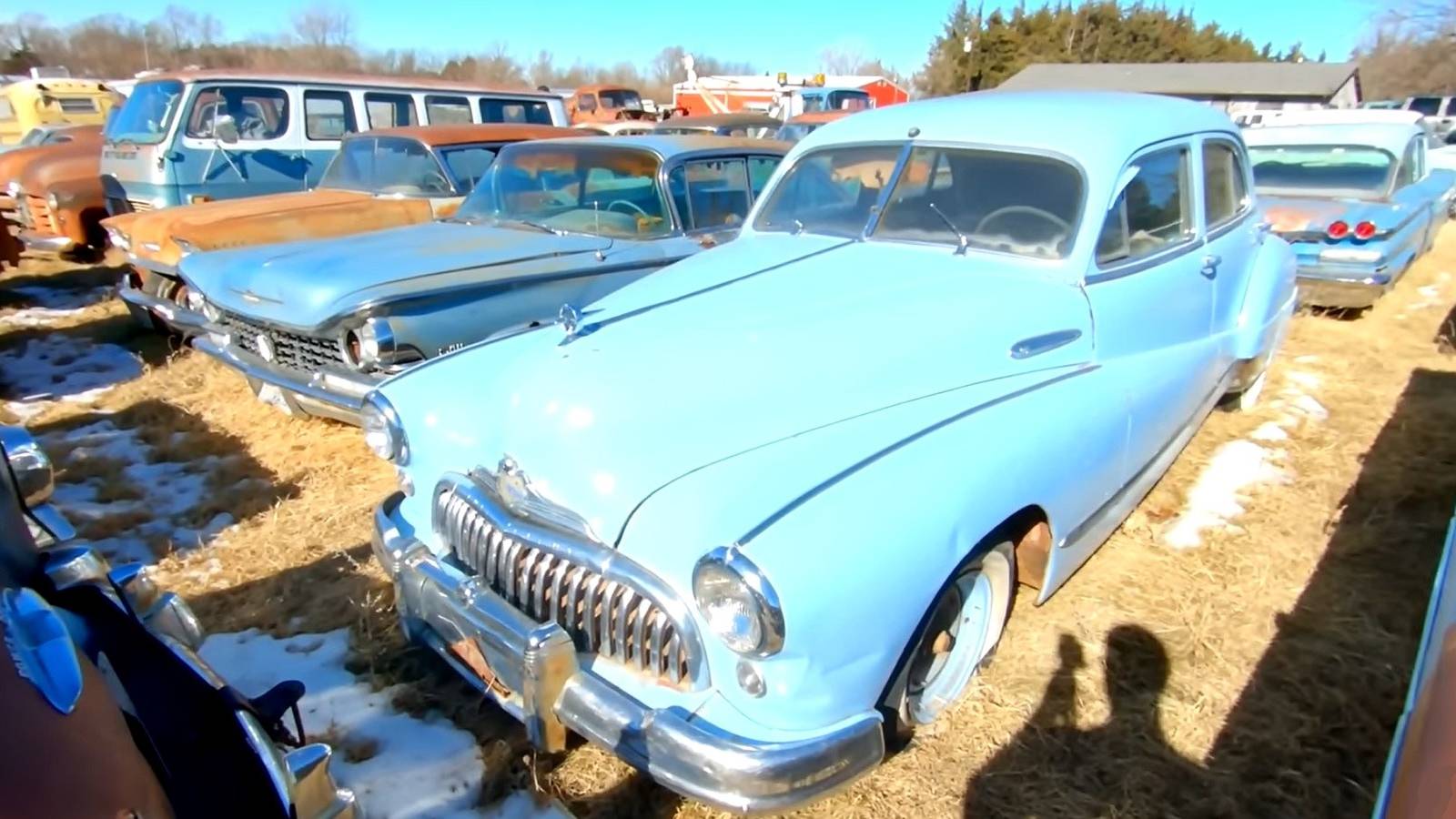 It's A Mystery Why So Many Classic Cars Got Left To Rust In This Field