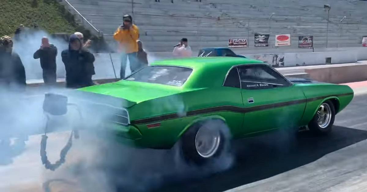 Green With Envy: This 1970 Dodge Challenger Takes On A Couple Of Fox ...