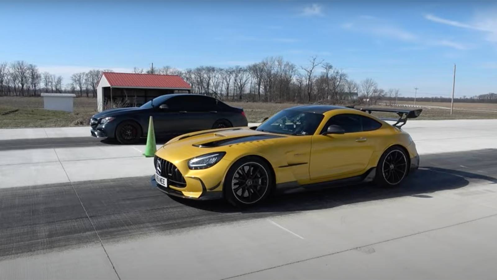 Watch These 2 Mercedes-AMGs Battle It Out On The Drag Strip