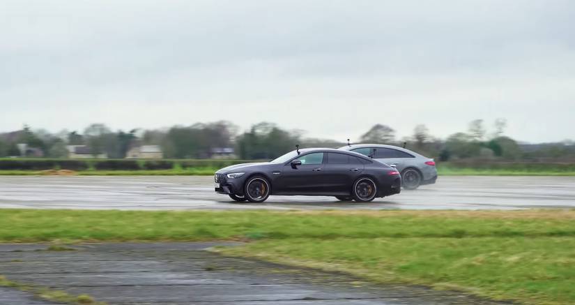 This Mercedes-AMG GT 53 And EQS Drag Race Has A Surprising Result