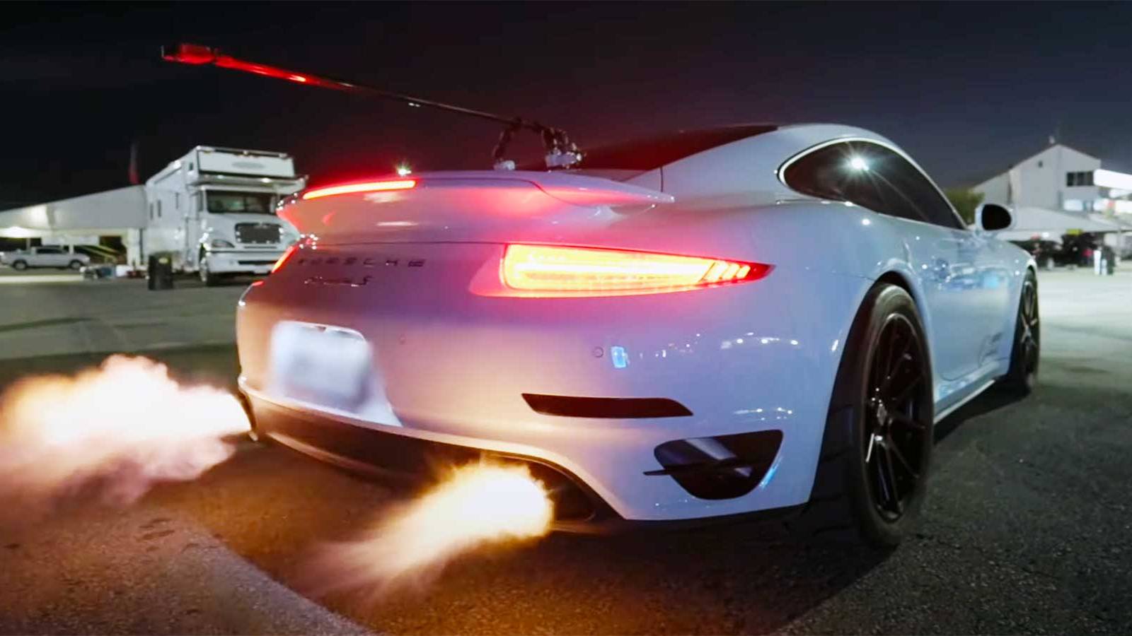 Ride Along With A 1,400-HP Fire Breathing Porsche 911 Turbo S