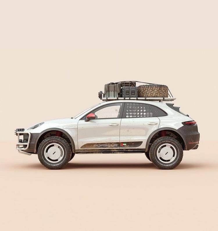 Why This Porsche Macan Rendition Is The Perfectly Sized Luxury Overlander