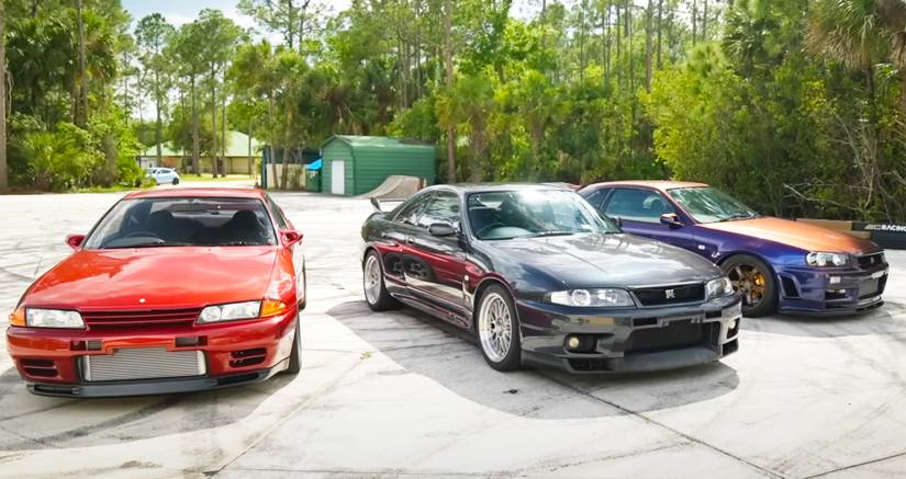 The 3 Nissan Skyline GT-R Generations Get A Proper Time Attack Comparison