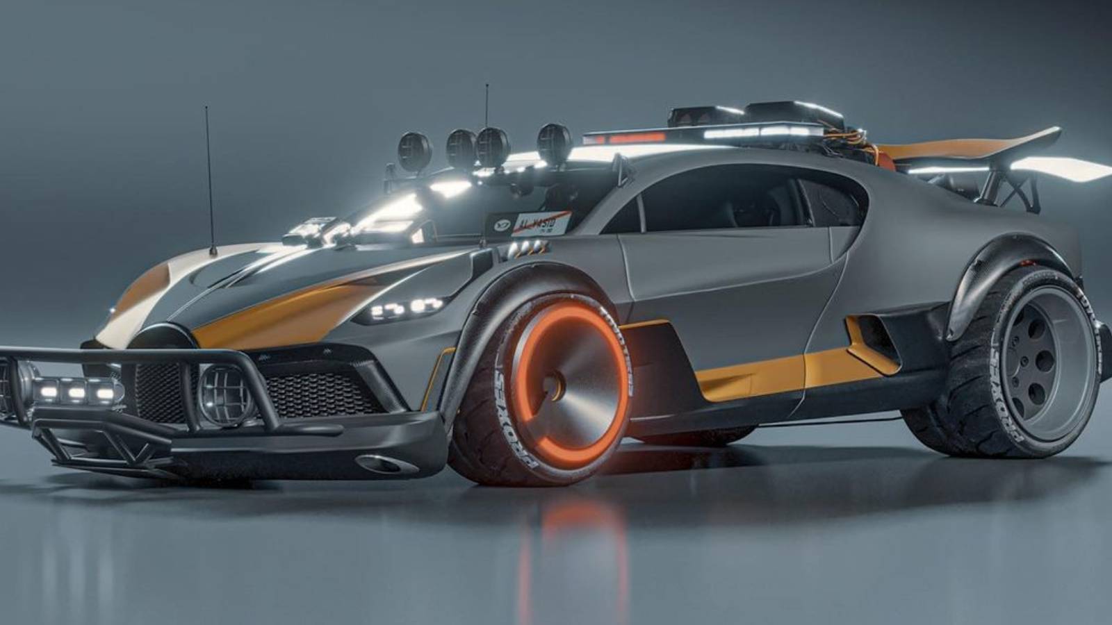 This Ridiculous Bugatti Divo Looks Like It Was Made For The Baja 1000