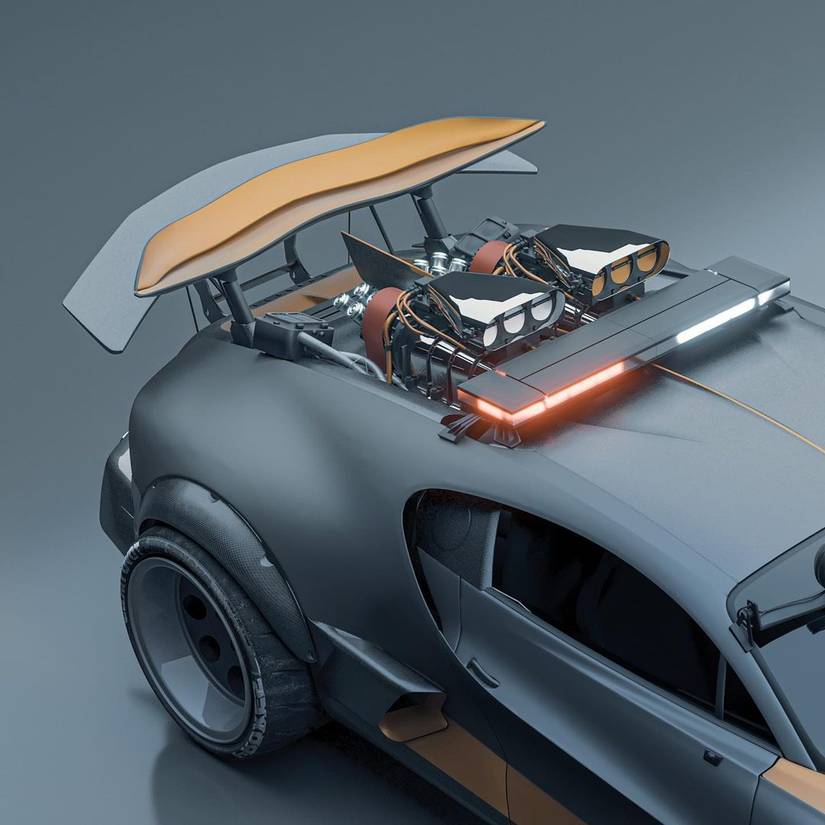 This Ridiculous Bugatti Divo Looks Like It Was Made For The Baja 1000