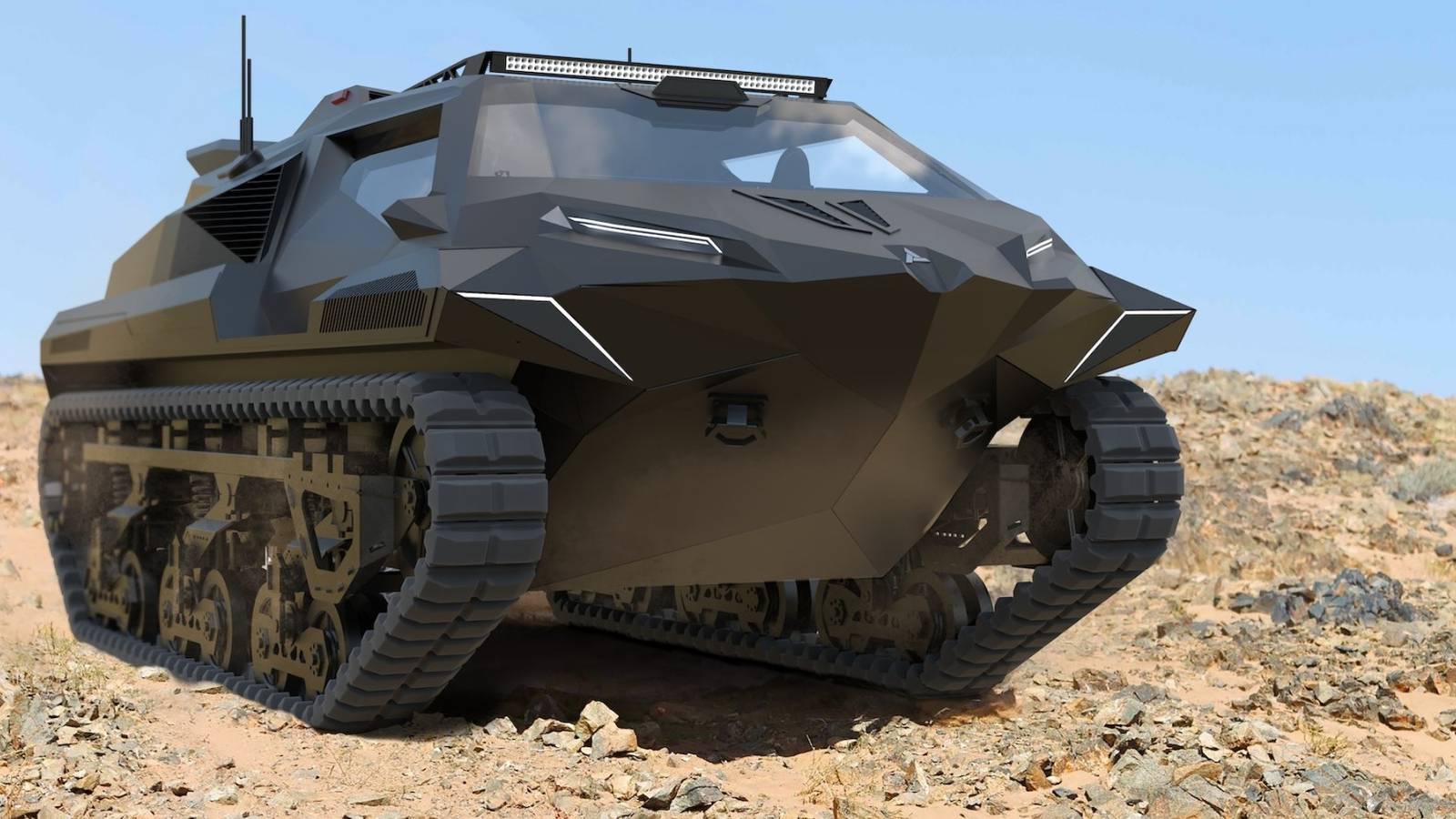 Check Out This Beastly Armored Tank That Can STORM Through Water Too