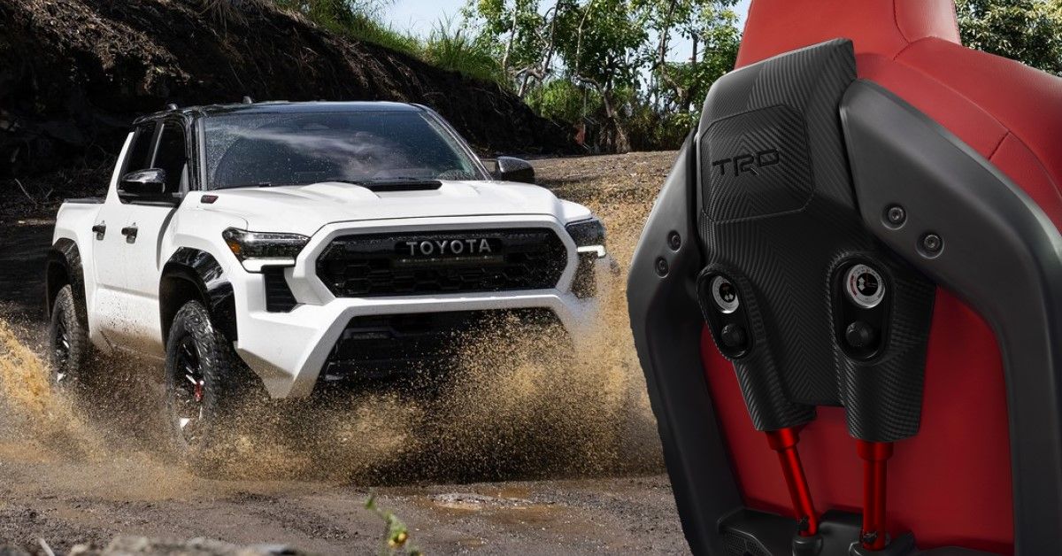 Here’s Why The 2024 Toyota Tacoma TRD Pro Seats Have Shock Absorbers