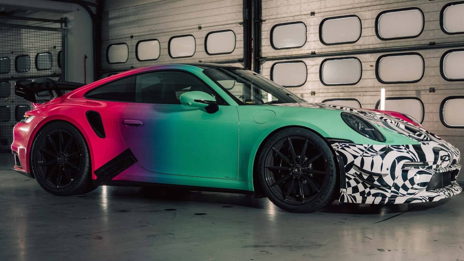 Don’t Let The Bright Colors Of This Custom Porsche 911 Turbo Fool You