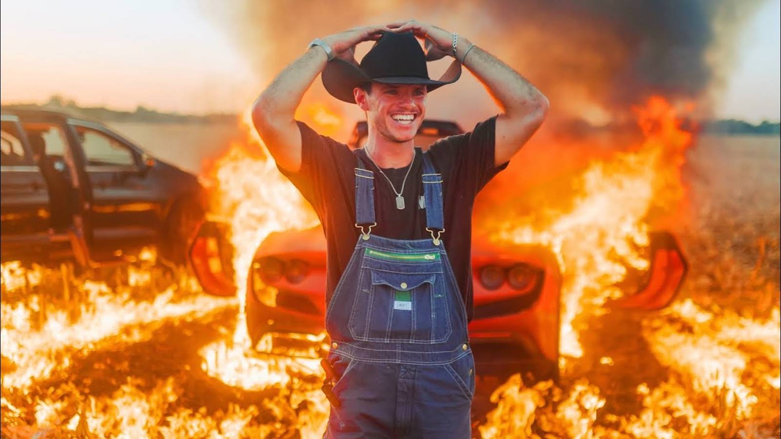 Watch: YouTuber Incinerates $400,000 Ferrari F8 Into A Pile Of Ash