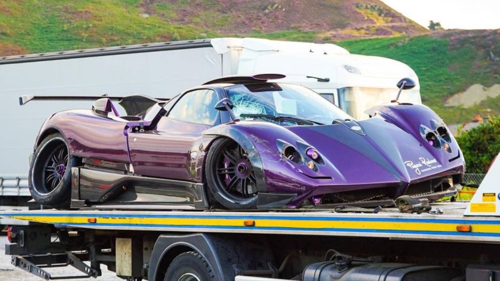 Someone Has Crashed The Pagani Zonda Once Owned By Lewis Hamilton