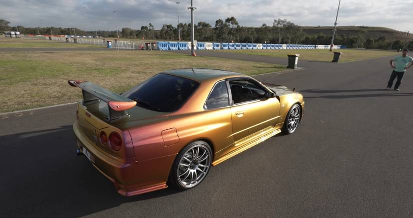 This Nissan R34 GT-R Has A Paint Job Way More Expensive Than You Might ...