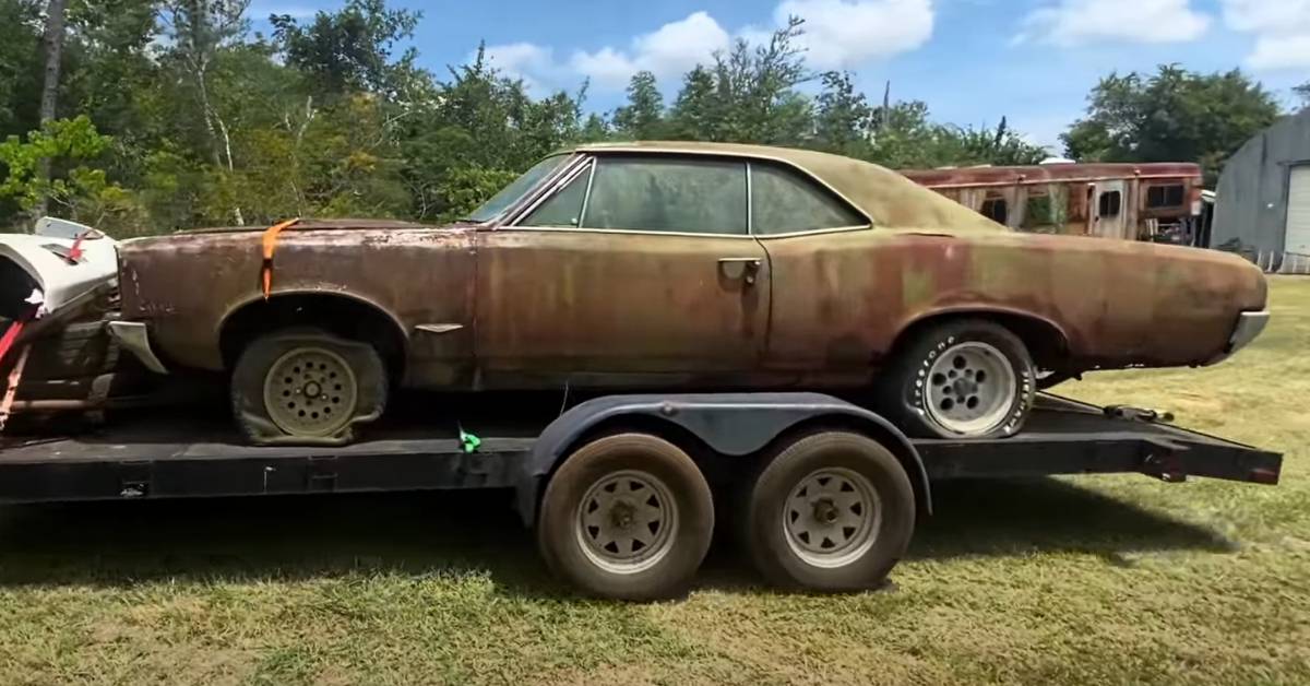 Forgotten 1966 Pontiac GTO Goes From Junkyard Jewel To Rescued Ride