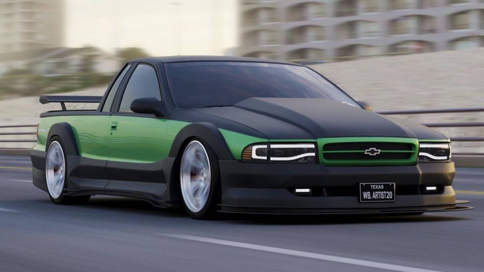 1995 Chevy Impala Digitally Transforms Into Ute Pickup, Has Clear El ...