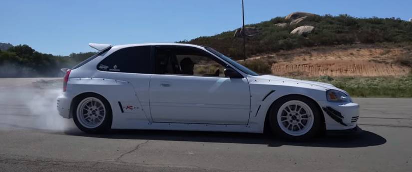 Honda Civic Hatchback Receives Ultimate Transformation Into Rear-Wheel ...