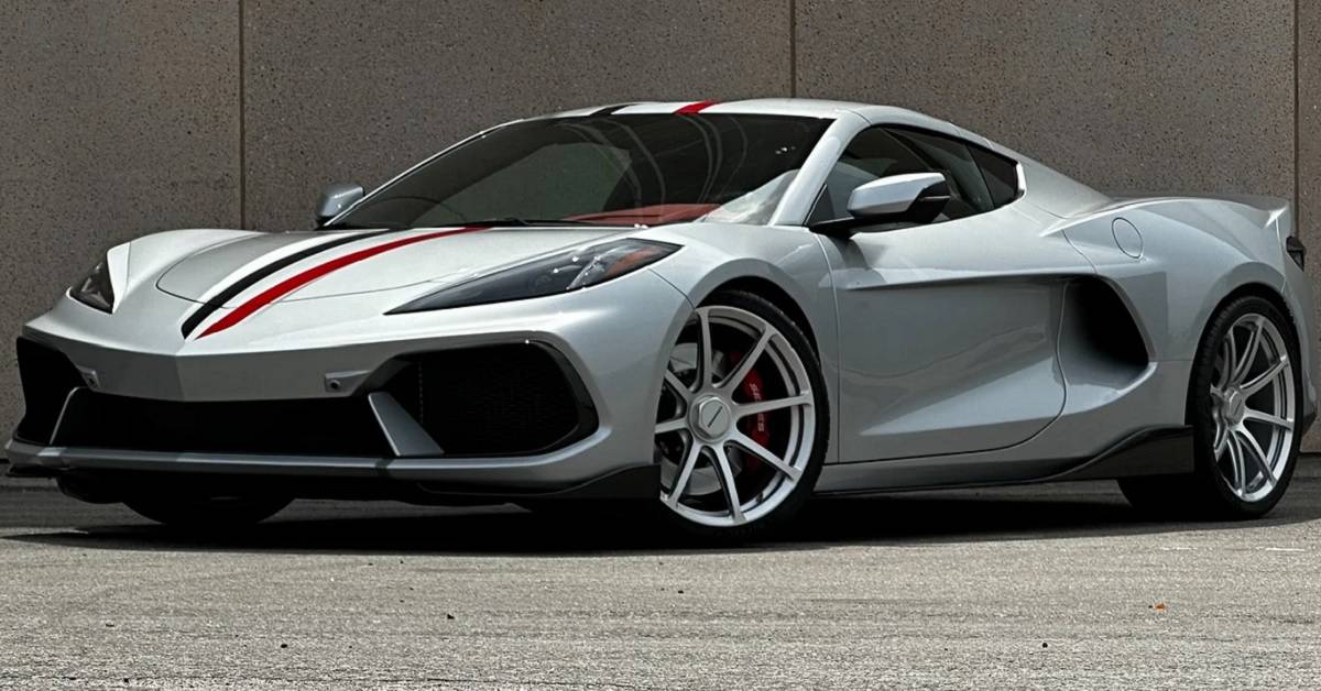 This Custom C8 Chevrolet Corvette Is A Modern Day "Fauxrrari"