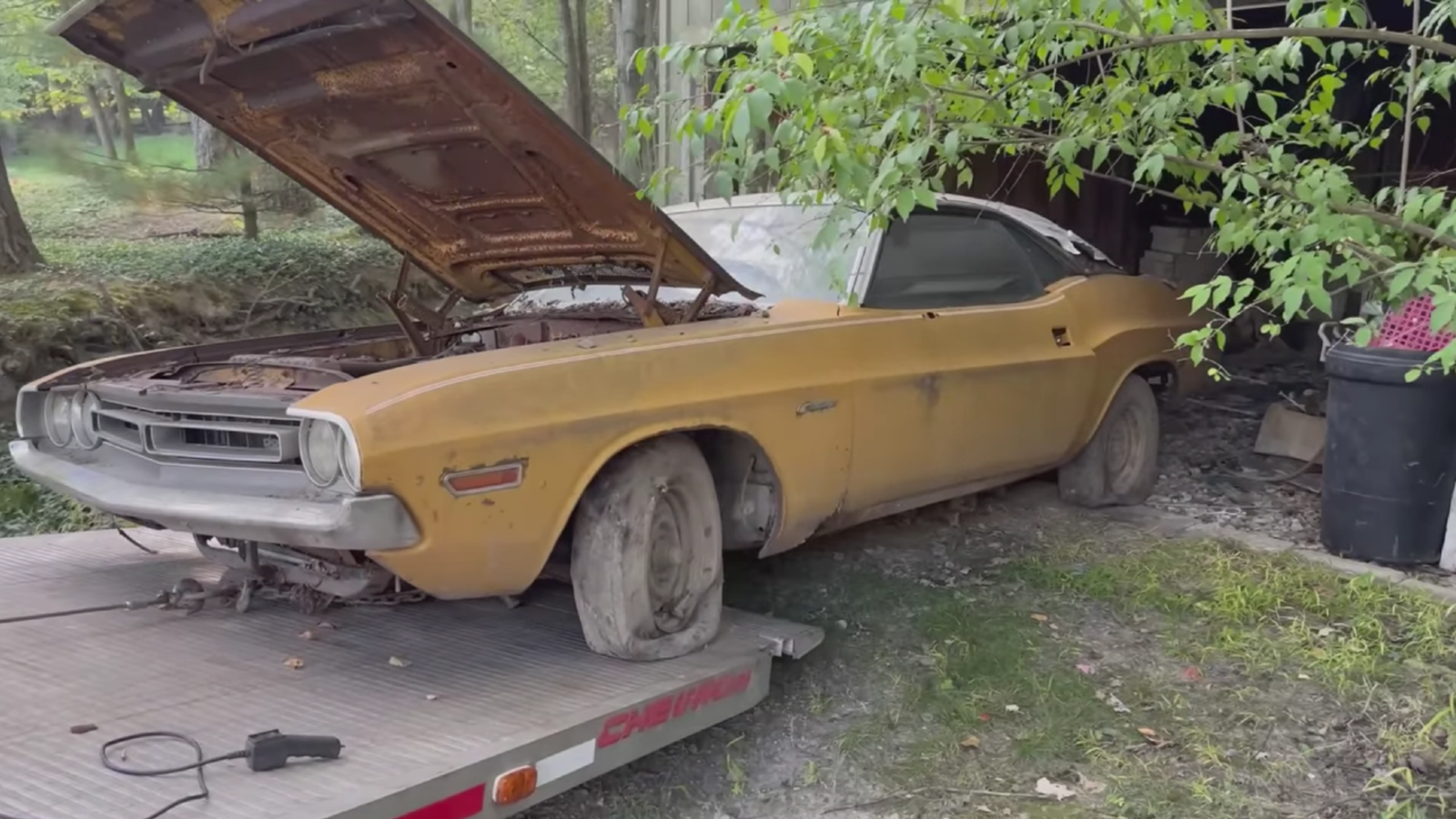 Barn Find Dodge Challenger Goes From Neglected Nightmare To Shockingly ...
