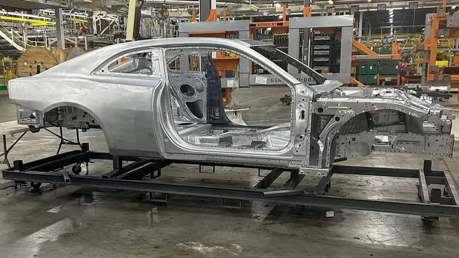 Leaked 2-Door Dodge Charger Daytona Shell Appears, Transmission Tunnel ...