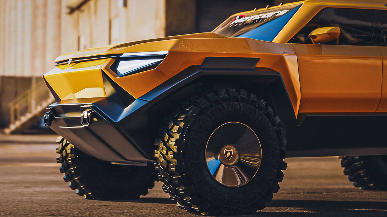 The Lambo Rambo SUV Makes An Electric Slide Into 2026 With This Digital ...