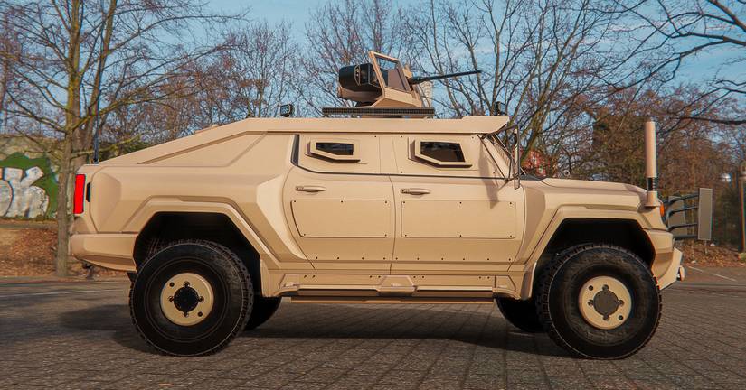 This Digital Rendering Turns The GMC Hummer EV Into The Military ...